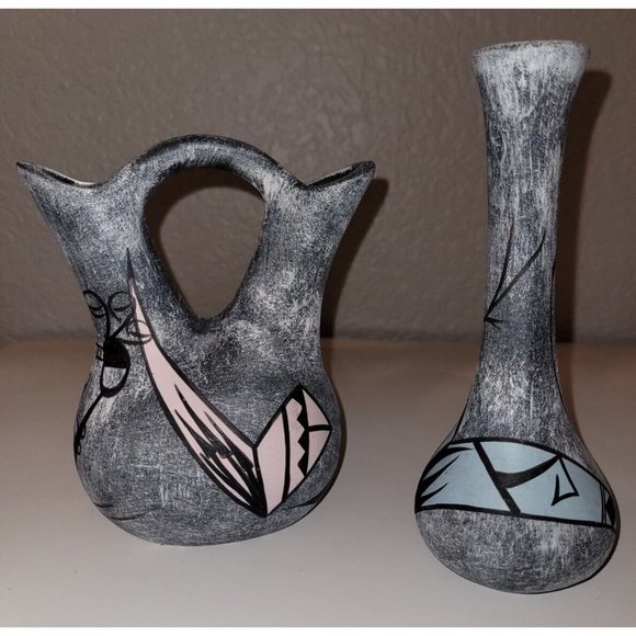 Sundance | Art | Artist Signed Southwest Wedding Bud Vases Sundance ...